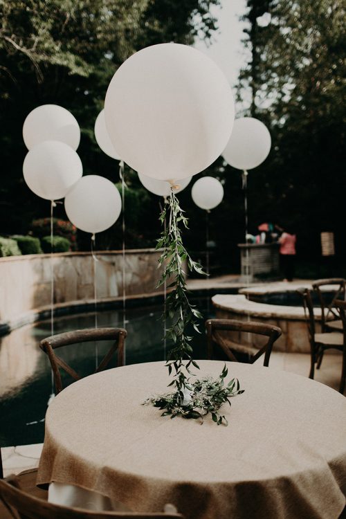 Backyard Gender Reveal Party - Bumps and Bottles