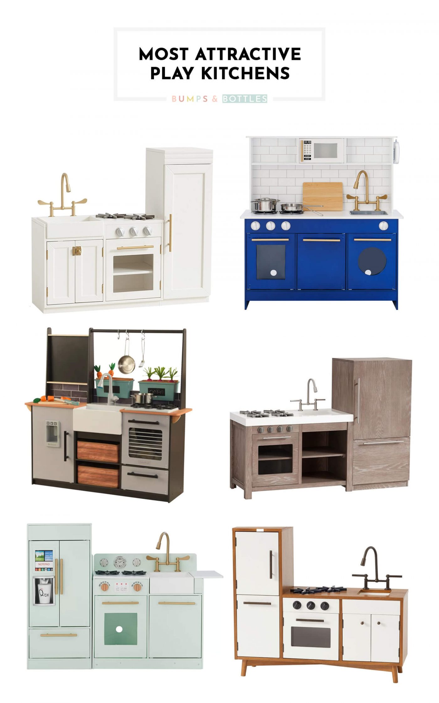 The Most Attractive Play Kitchens for Your Home - Bumps and Bottles