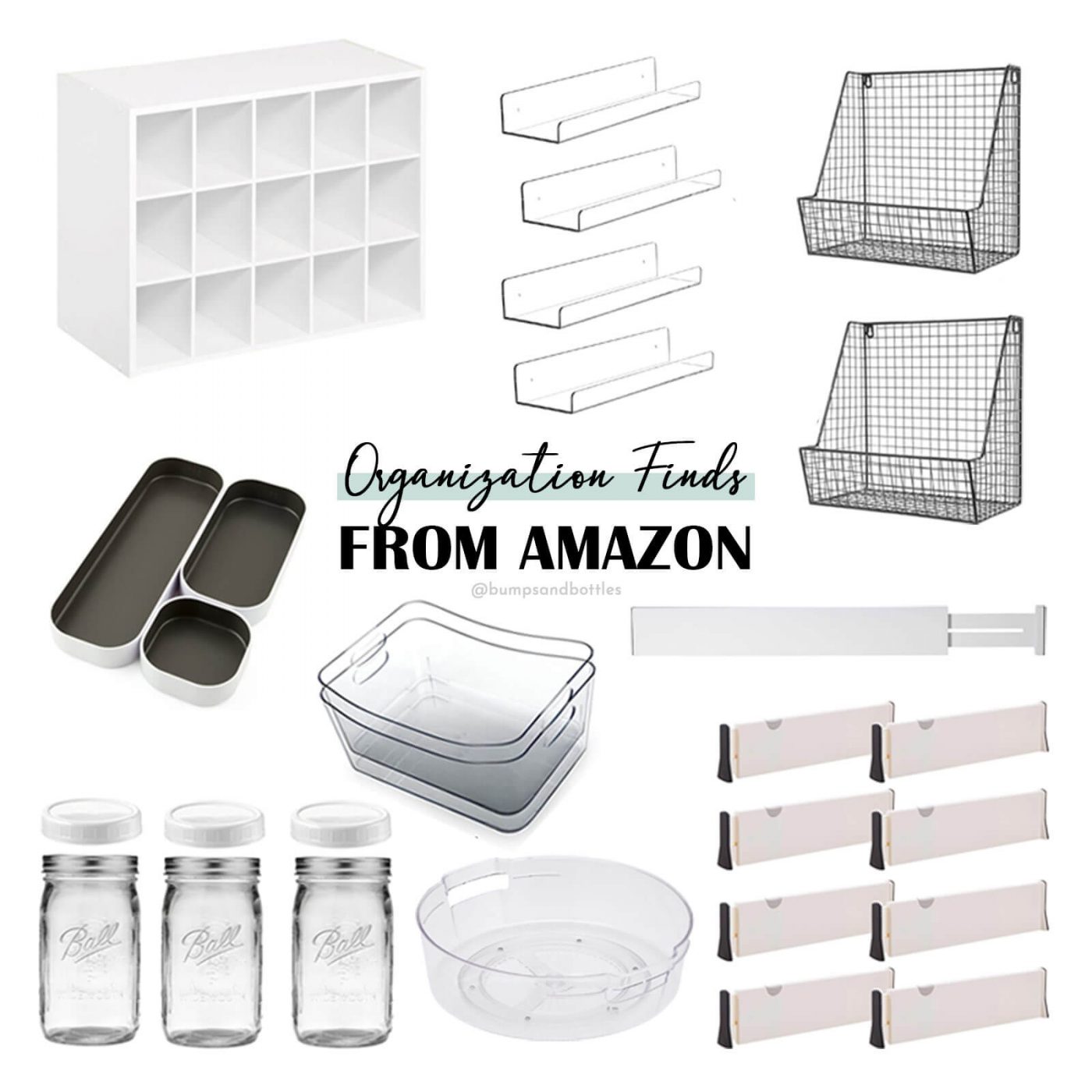 The Best Organization Products From Amazon - Bumps and Bottles