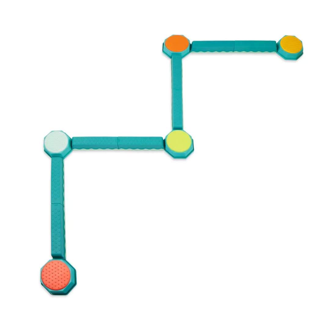 Bpa Free B. Toys Balance Beam Set For Kids - 10 Interlocking Beams & 6 ...