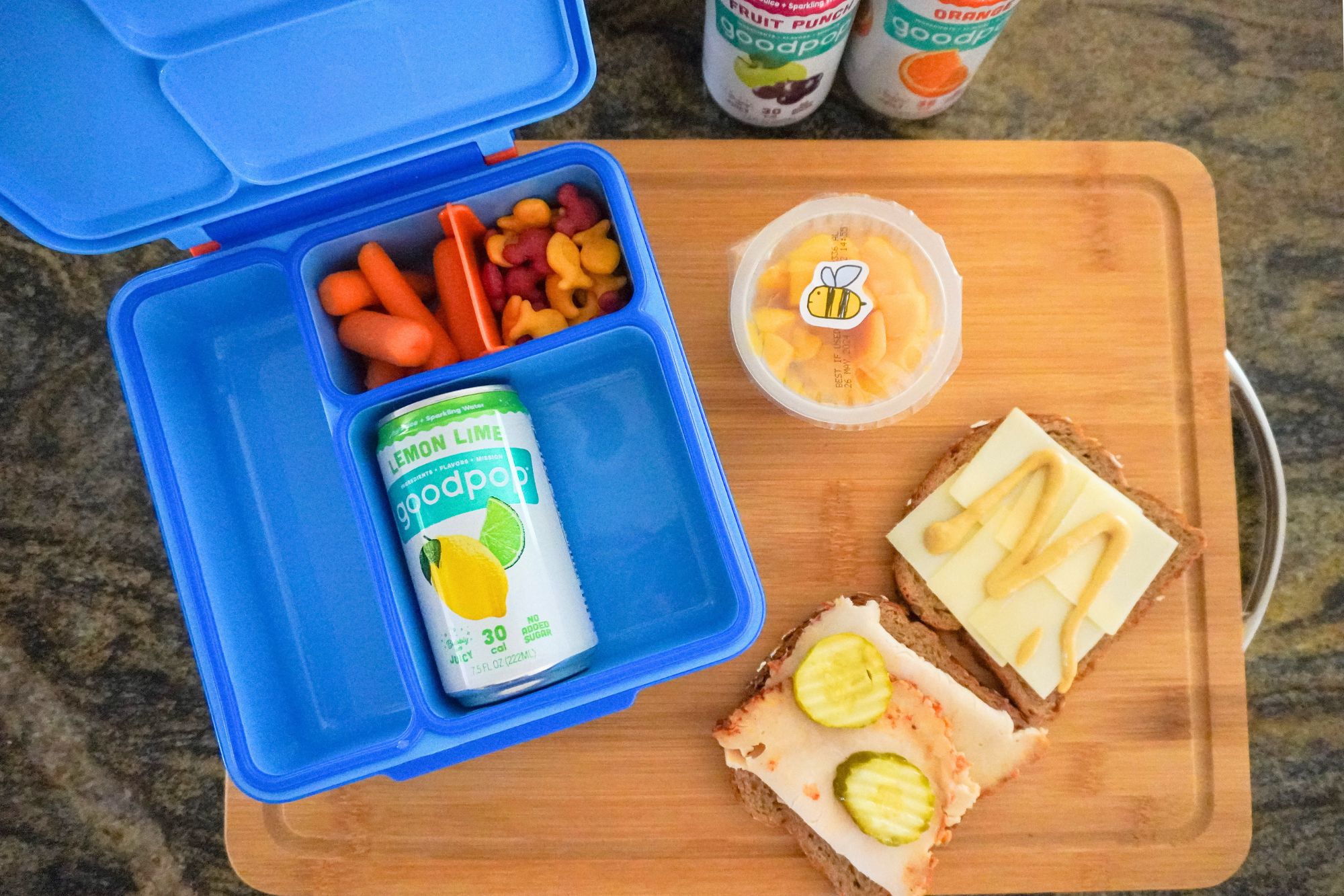 School Lunch Tips with GoodPop's Mini Cans - Bumps and Bottles
