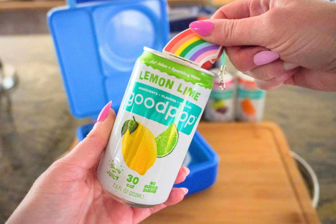 School Lunch Tips with GoodPop's Mini Cans - Bumps and Bottles