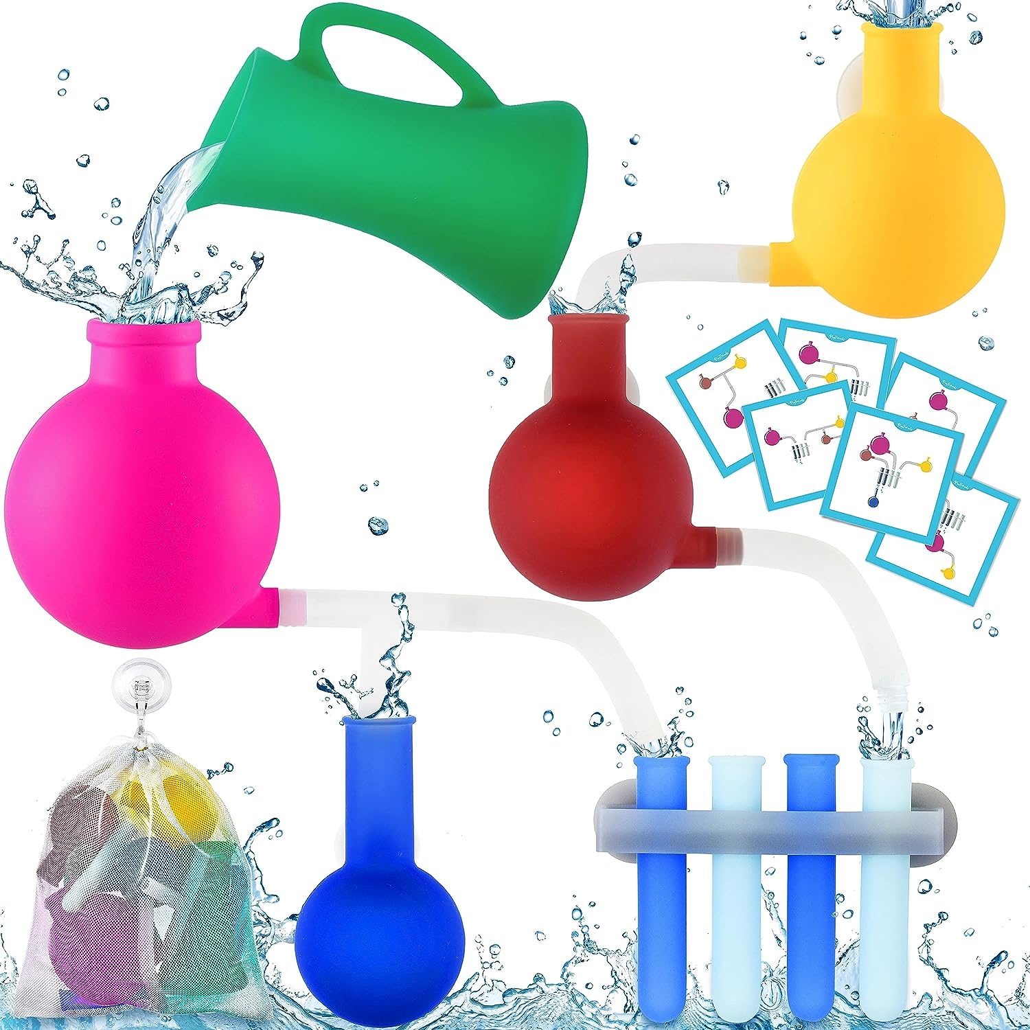 Scientific Lab Bath Toy - Bumps and Bottles