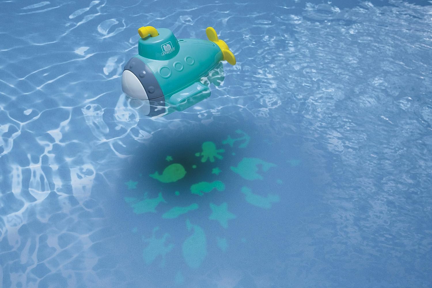 Splash 'n Play Submarine Projector Bath Toy - Bumps and Bottles